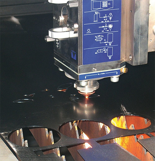 CO2 and solid-state laser cutting head and welding head by Precitec