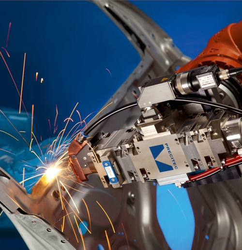 CO2 and solid-state laser cutting head and welding head by Precitec