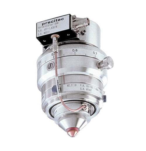 CO2 and solid-state laser cutting head and welding head by Precitec