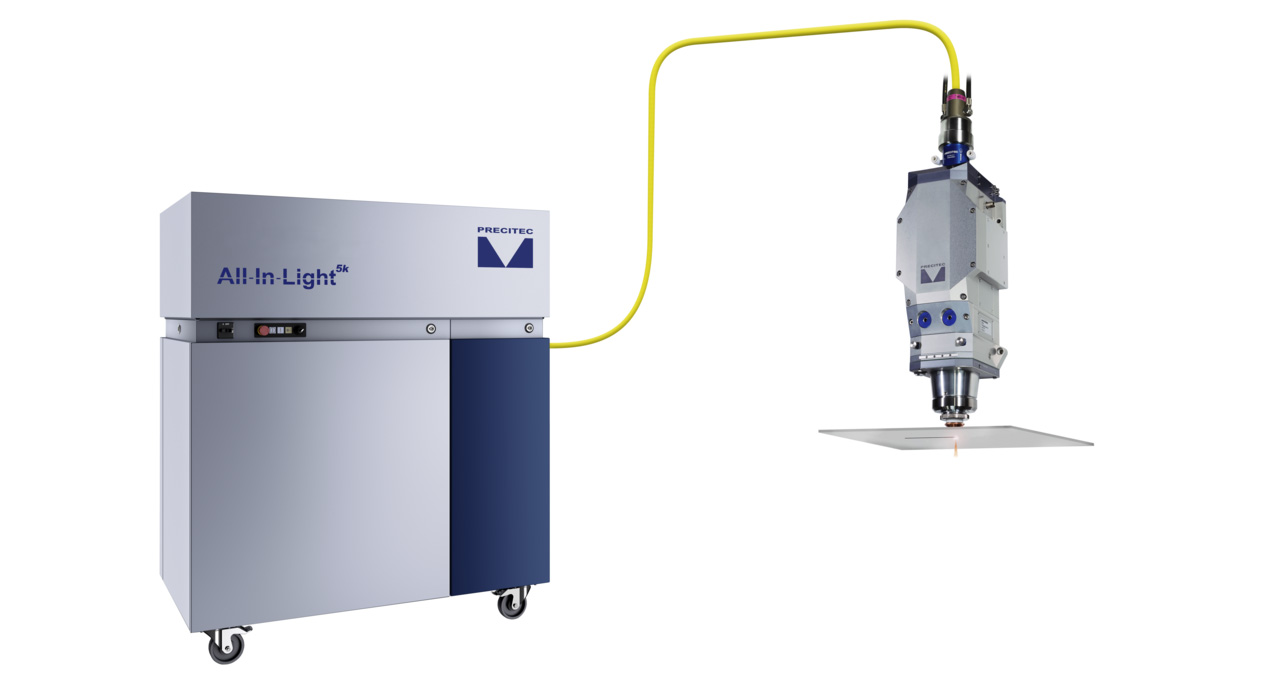 CO2 and solid-state laser cutting head and welding head by Precitec