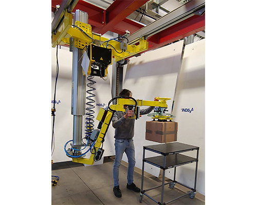 Industrial manipulators, pantograph chuck, intelligent by Indeva