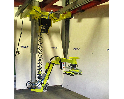 Industrial manipulators, pantograph chuck, intelligent by Indeva