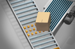 Curve, Vertical Conveyor, merging conveying lines equipment modules and ...