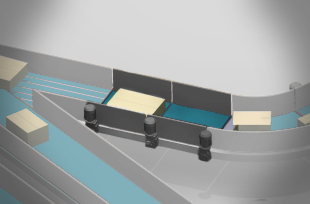 Curve, Vertical Conveyor, merging conveying lines equipment modules and ...