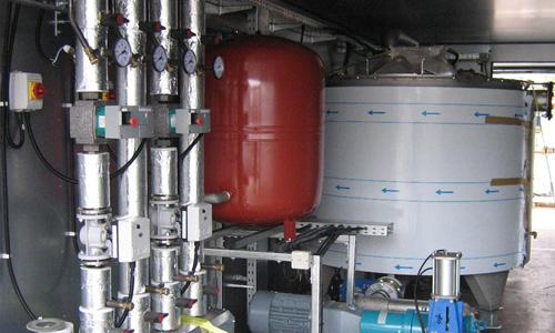 Biogas substrate preparation, digester, mixer, pump - PlanET Biogas