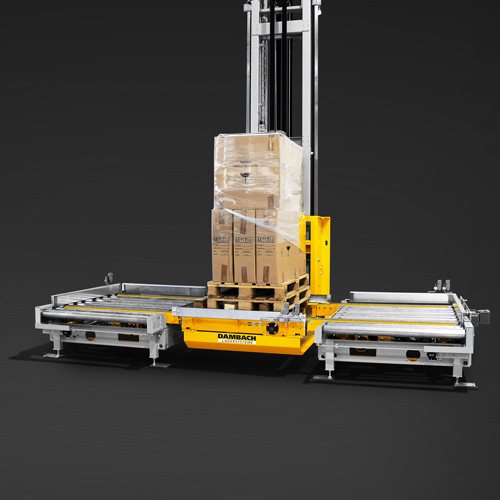 Shuttle and Rail-guided stacker cranes by Dambach Lagersysteme