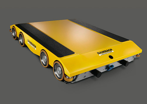 Shuttle and Rail-guided stacker cranes by Dambach Lagersysteme