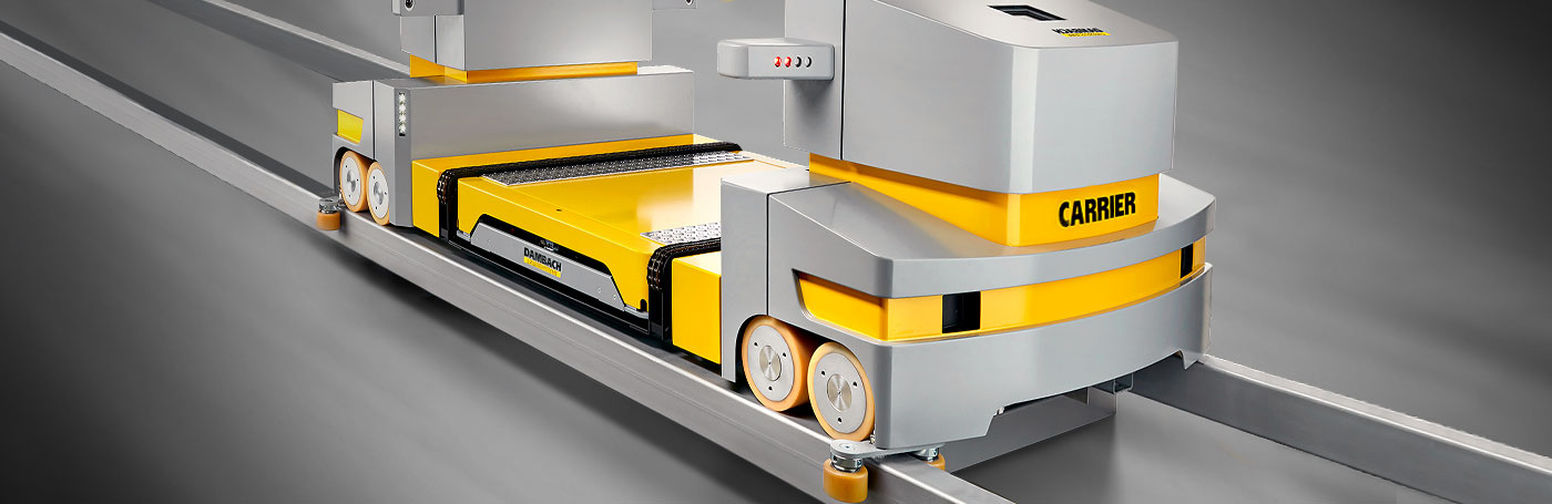 Shuttle and Rail-guided stacker cranes by Dambach Lagersysteme