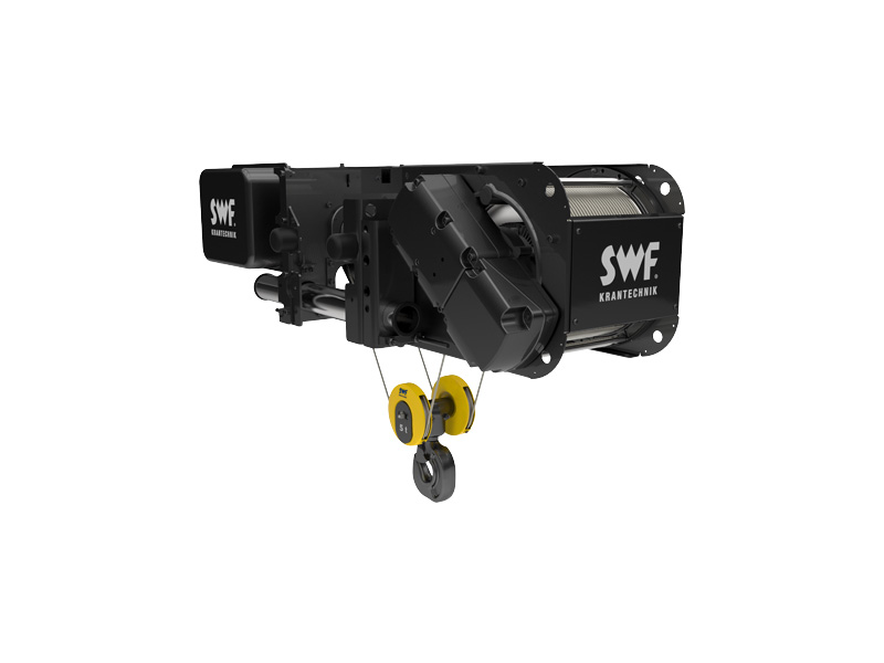 Electric wire rope hoists and winches by SWF Krantechnik