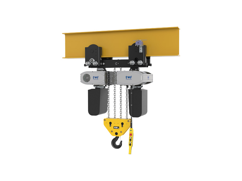 Electric wire rope hoists and winches by SWF Krantechnik