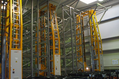 Automatic High-Bay Warehouse, Rack System, Paper-Roll Warehouse - Hörmann