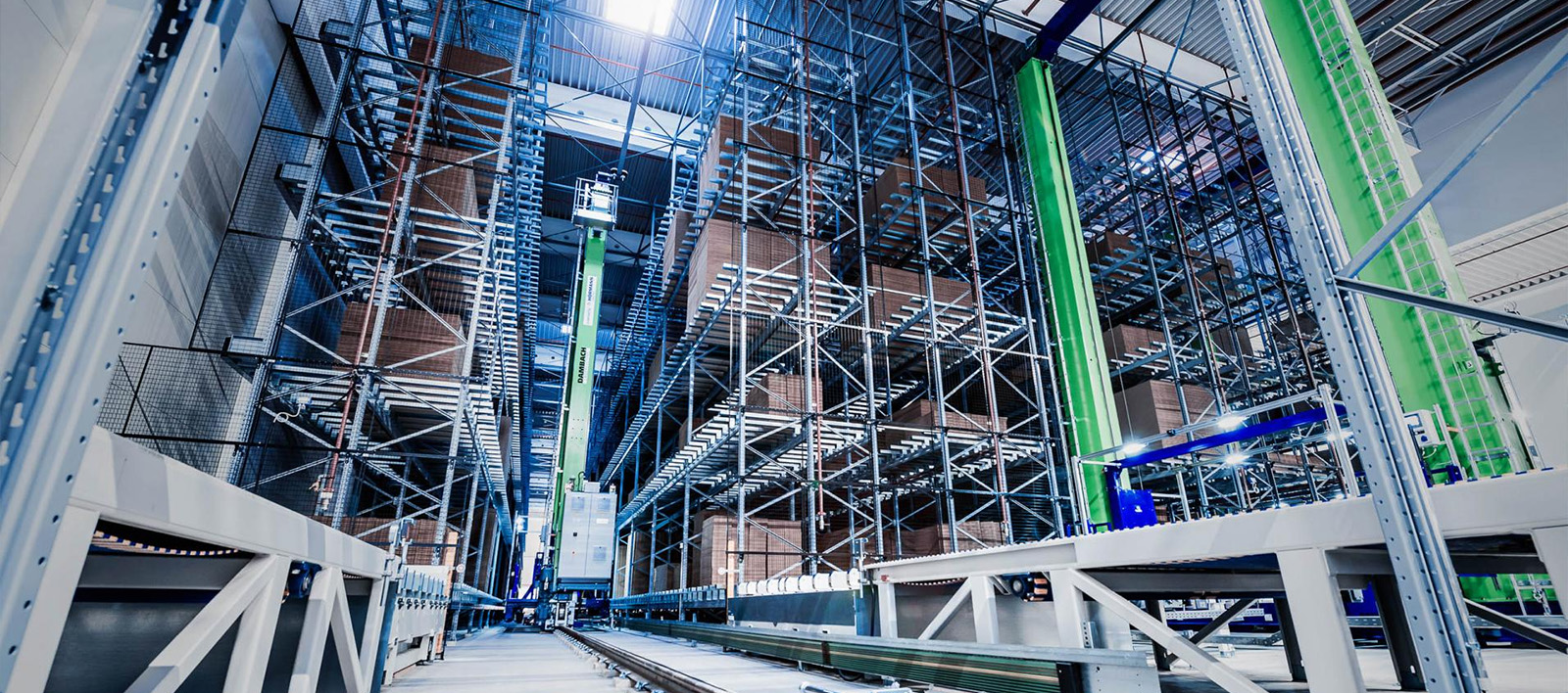 Automatic High-Bay Warehouse, Rack System, Paper-Roll Warehouse - Hörmann