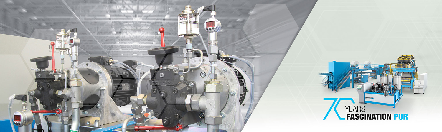 PU High-pressure metering machines, mixheads, slabstock lines and ...