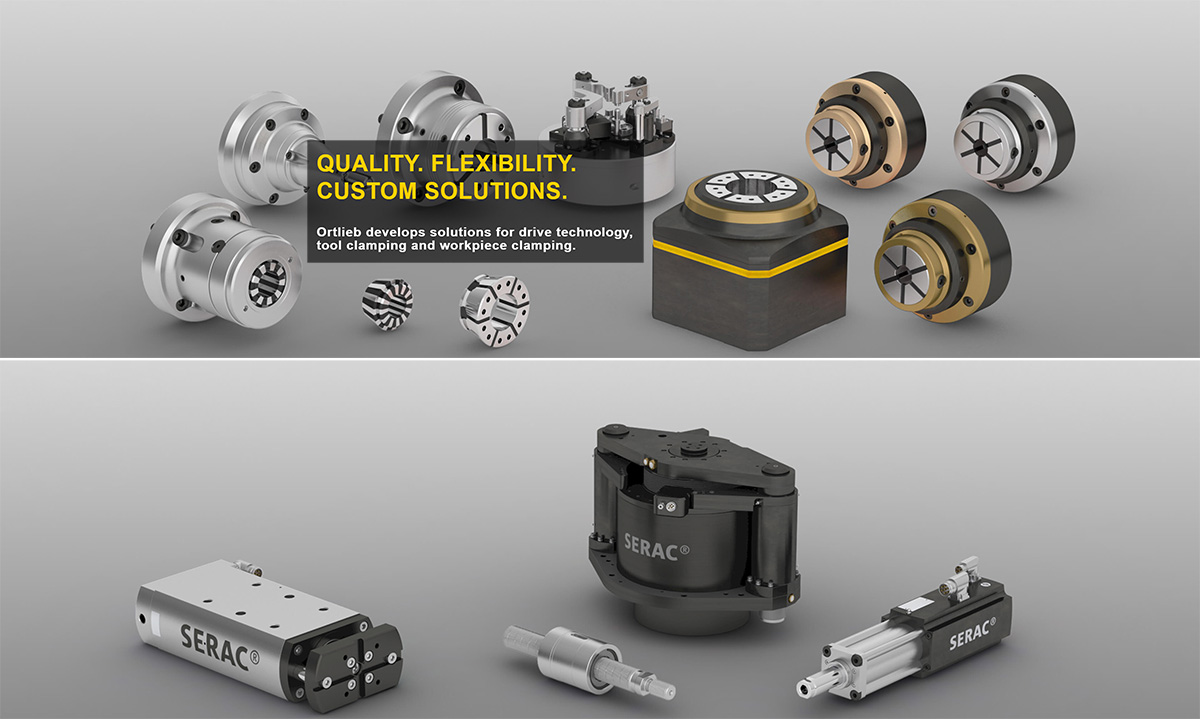 Workpiece and tool holder by Ortlieb