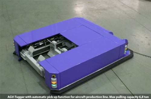Automated Guided Vehicles - AGVs - and Control Boards by AGVR