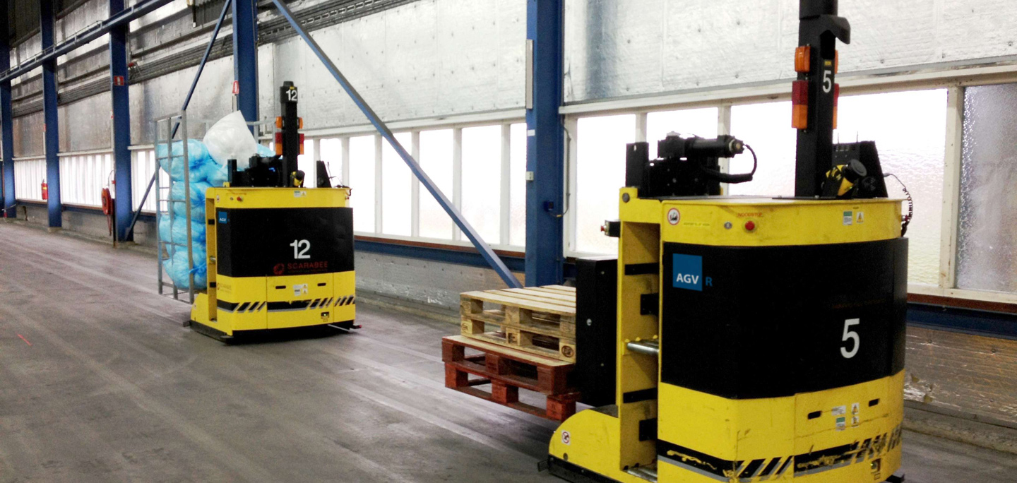 Automated Guided Vehicles - AGVs - and Control Boards by AGVR