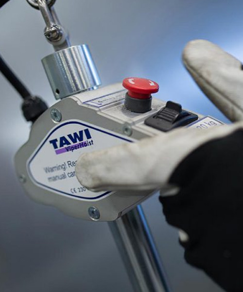 Vacuum grippers and lifter, mobile lifter cranes by TAWI