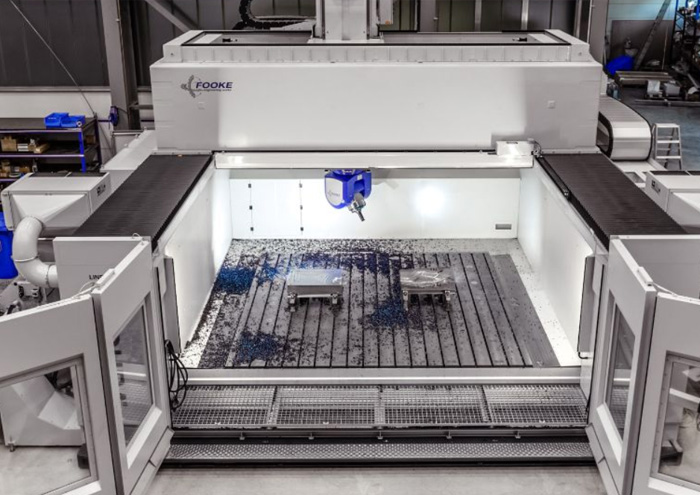High speed 5-axis milling machines in portal construction by FOOKE