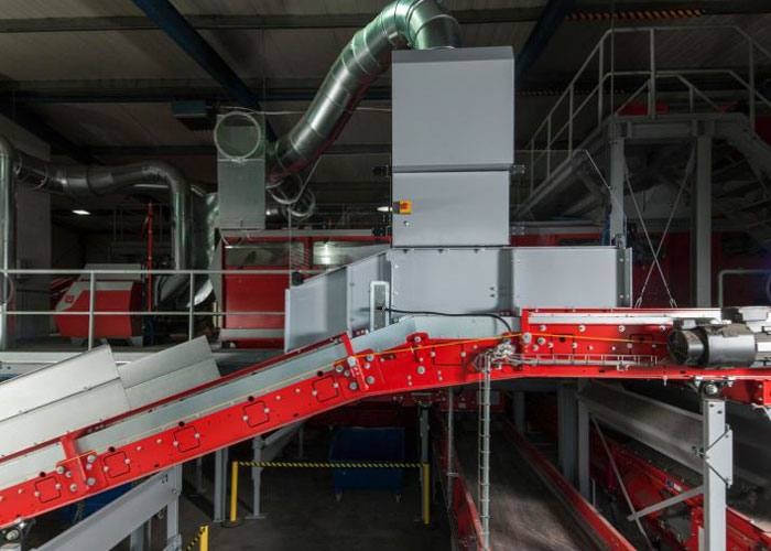 Windshifters, conveyor belts, bunker systems, recycling systems by WESTERIA