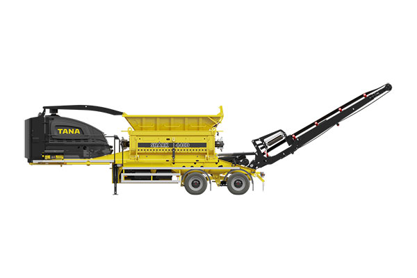 TANA mobile waste shredder, landfill compactors