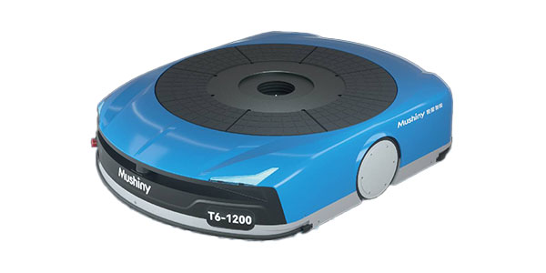 AI equipped AGV's and AMR's for warehousing and intralogistics by Mushiny