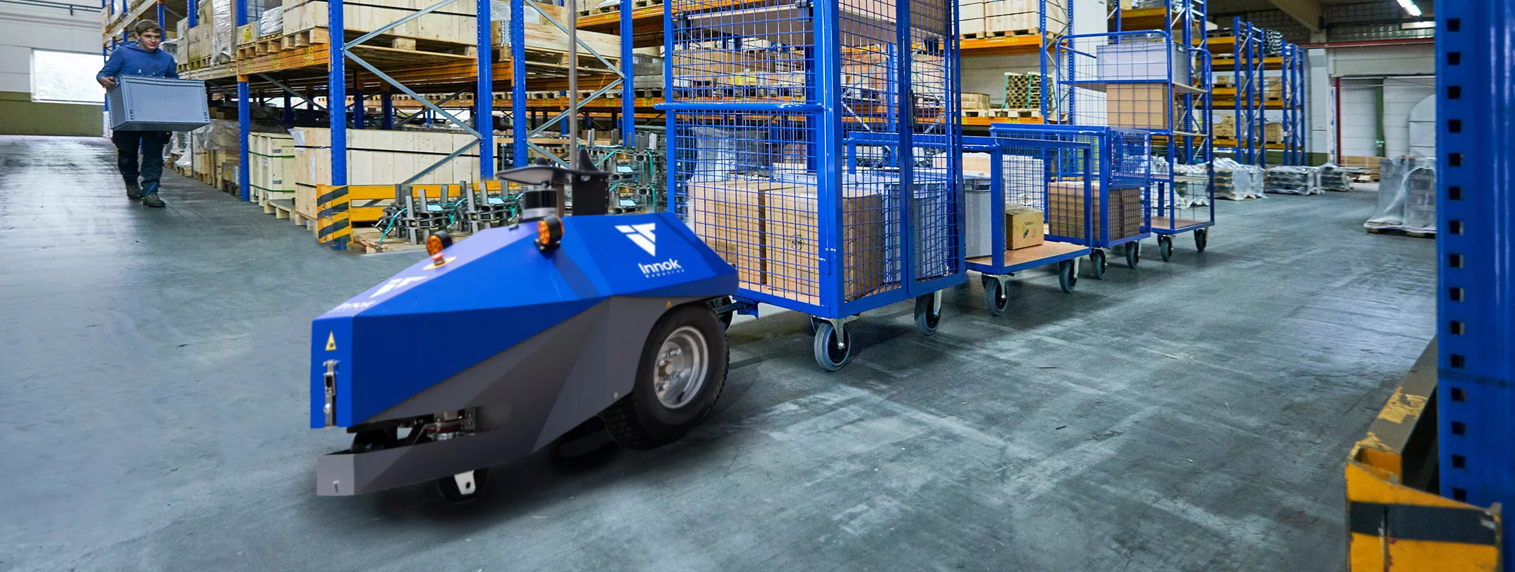 Tailor-made robot solutions, advanced AMR, developed from Innok Robotics