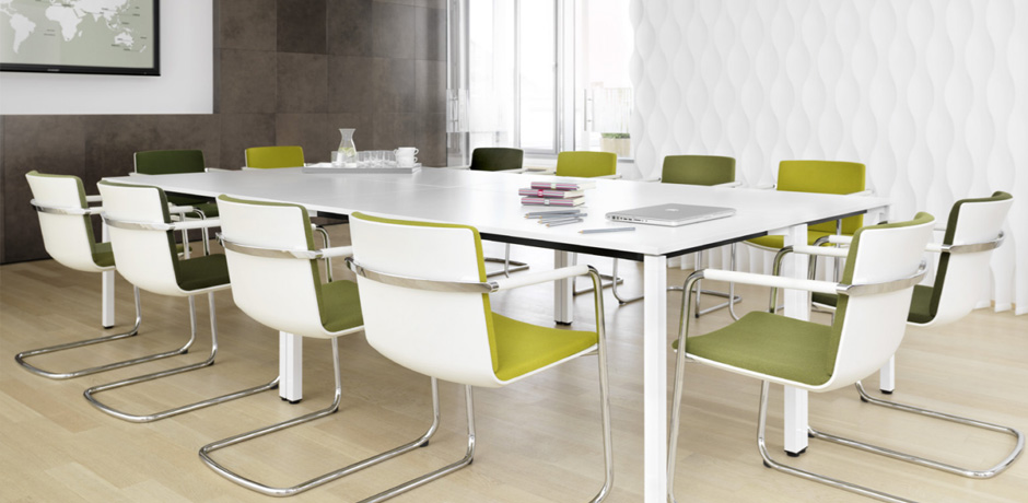 Modern design office seating, desks and conference rooms by Wilkhahn