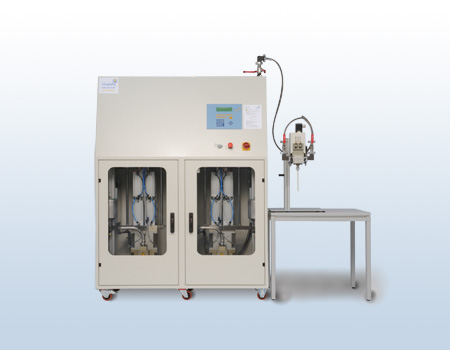 CNC Adhesives, paste, dispensing cell, dispenser, vacuum two-component ...