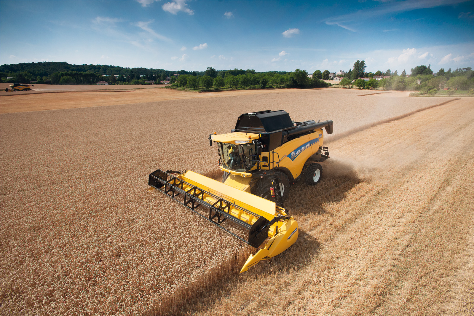 New Holland CX7000/8000 Elevation Combines - The cleanest grain sample ...