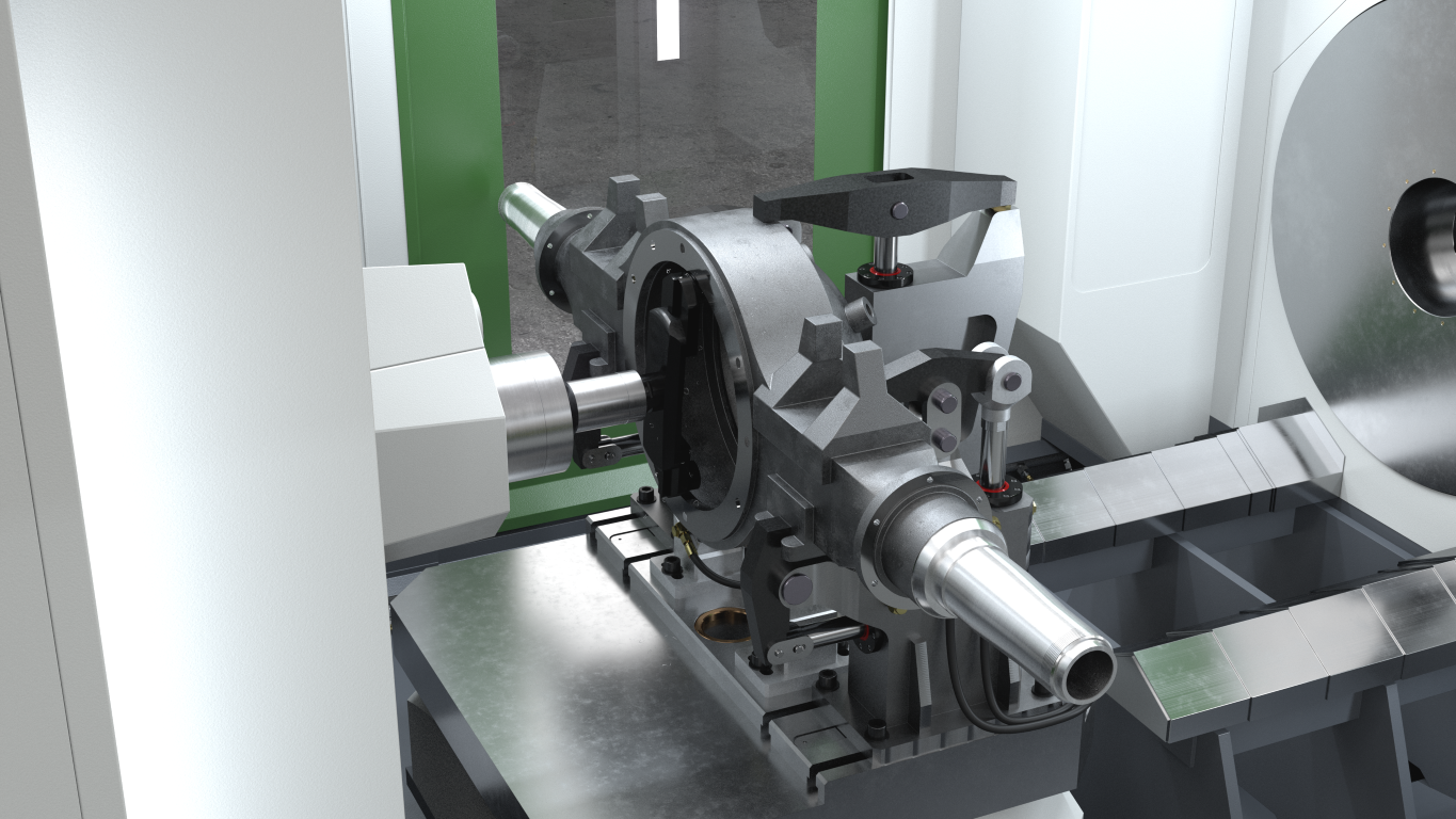 New: CNC machine by unisign for truck rear axle machining in a single ...