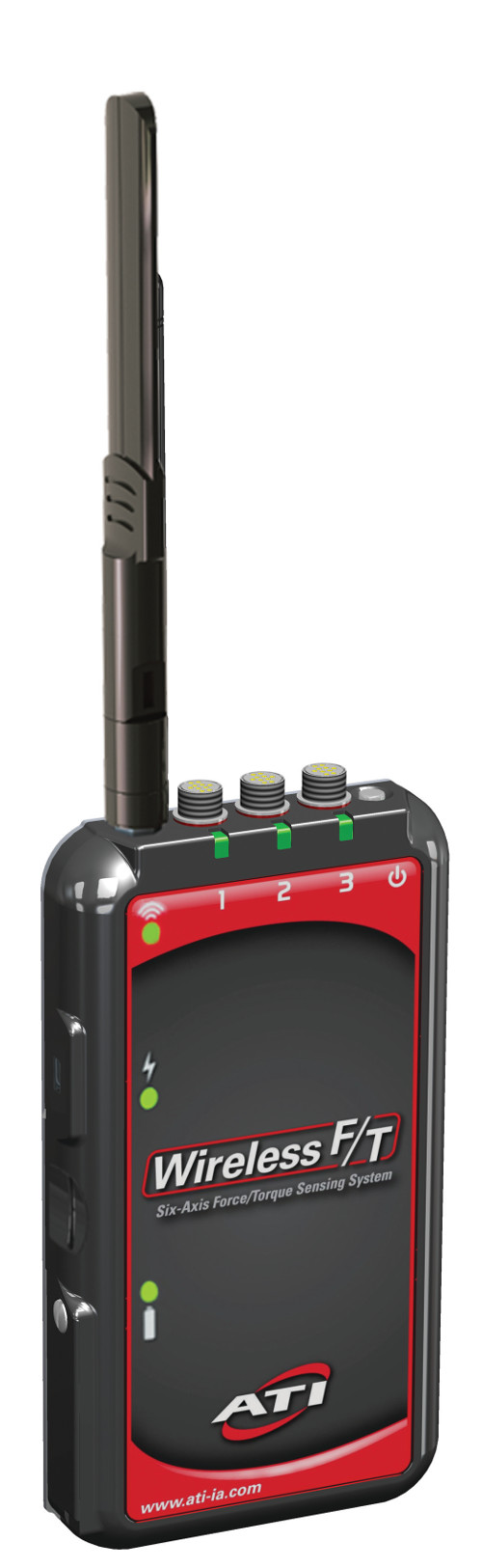 ATI's Wireless F/T is capable of simultaneous data streaming from six 6 ...