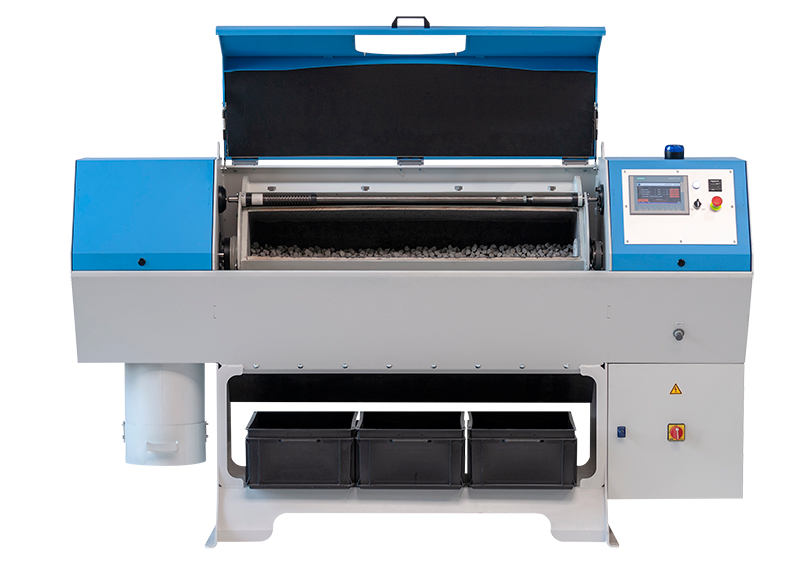 Avatec's new automatic drum systems ADM combines sprue removal with the ...