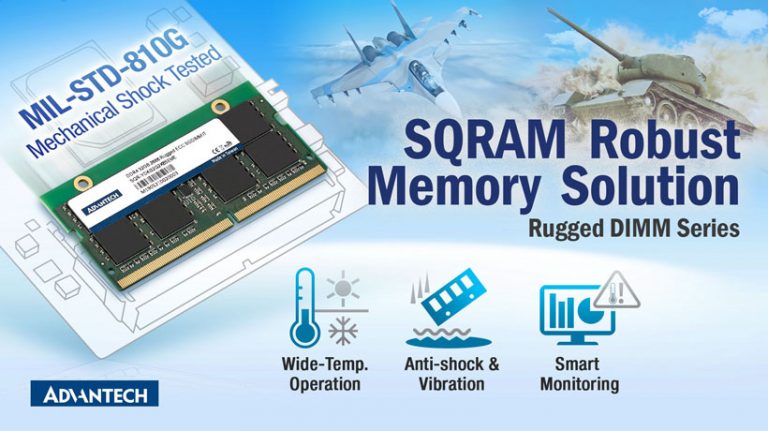 Advantech's new SQRAM robust memory solution offers optimal performance in harsh environments ...
