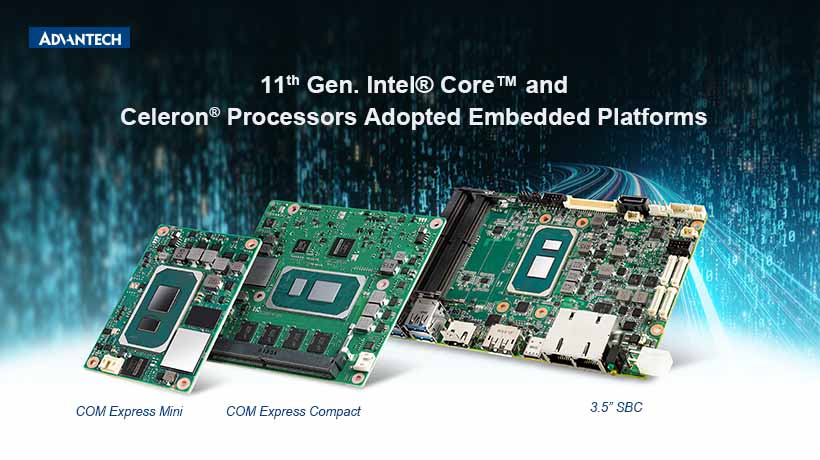 Advantech releases new embedded computing solutions with 11th Gen ...