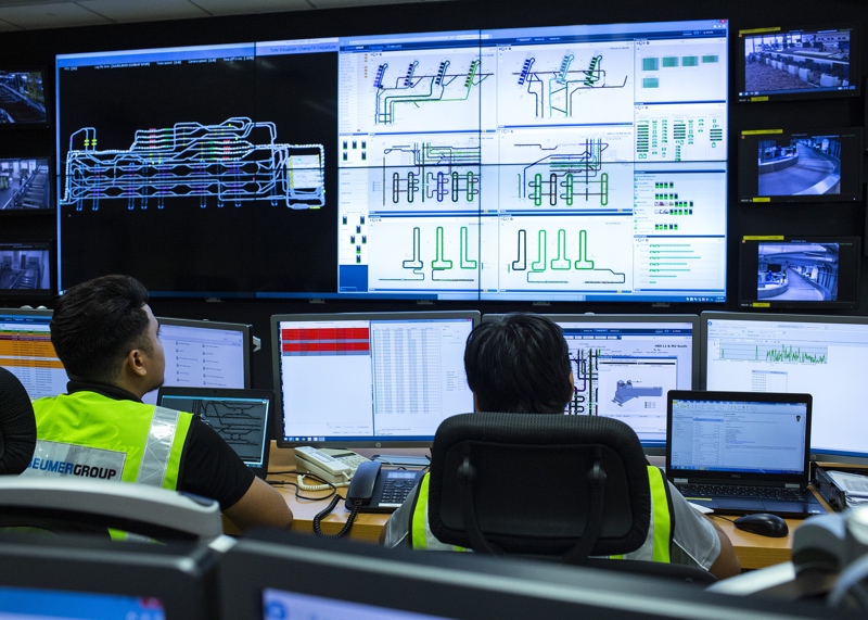 BEUMER showcased its Baggage Handling System control room at Inter ...