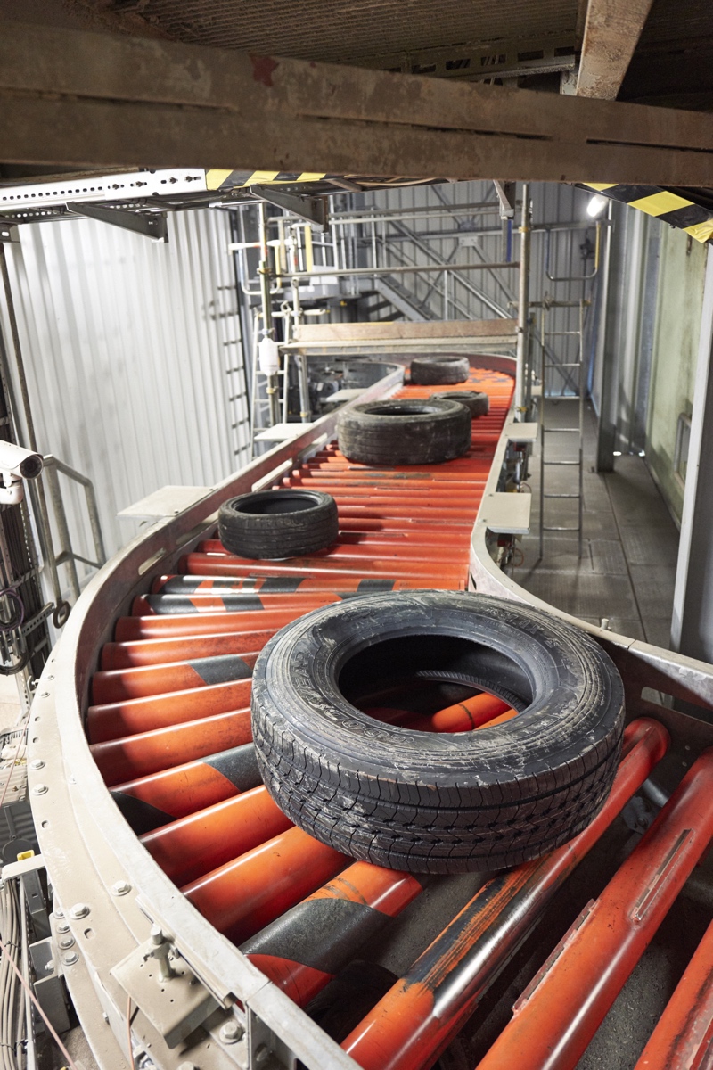 BEUMER successfully installed fully automated tyre transport system for ...