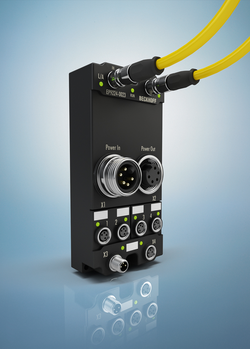 Beckhoff's EP9224 smart power box offers higher total currents ...