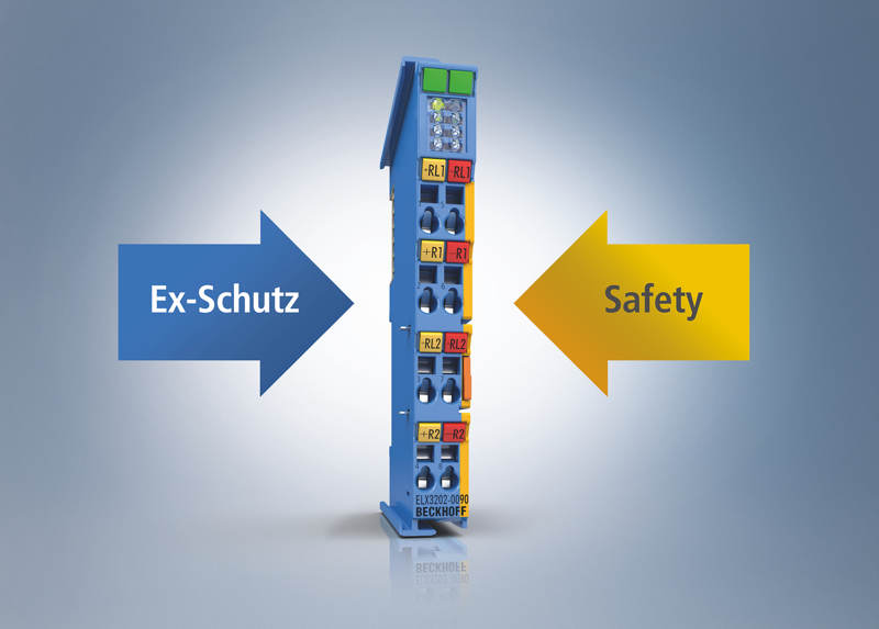 Beckhoff added new analog input terminals with TwinSAFE SC technology to its ELX series ...