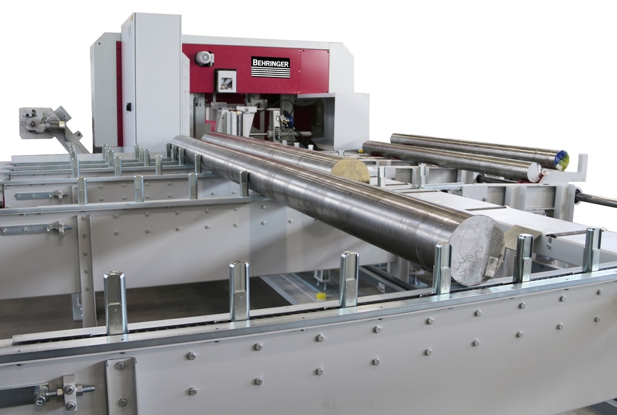 Behringer's automatic high-performance bandsawing machine with SC kit ...