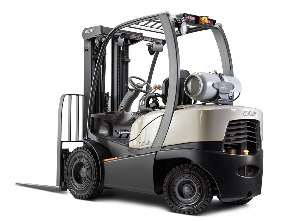 Crown C-5 lift trucks powered by Crown-built high endurance engine ...