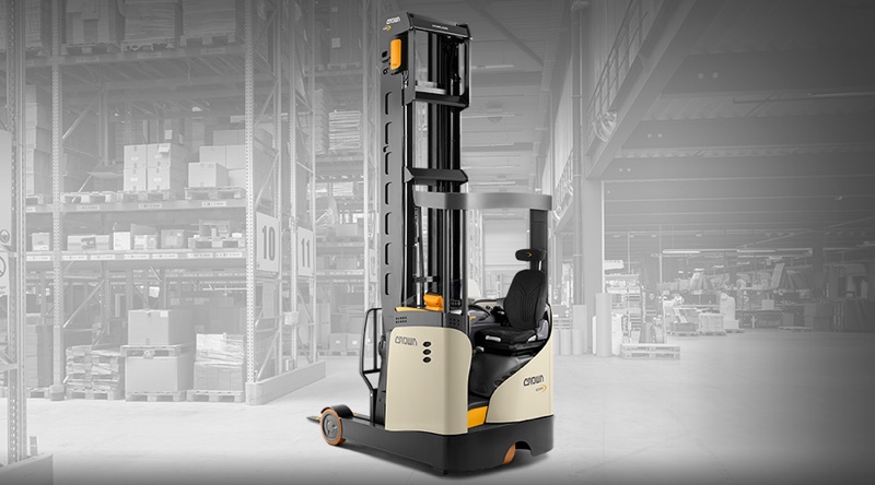 Crown's new ESR 1200 Series reach truck features extremely stable mast ...