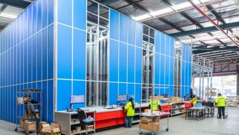 Dematic's AutoStore™ technology enables Leader Computers to efficiently ...