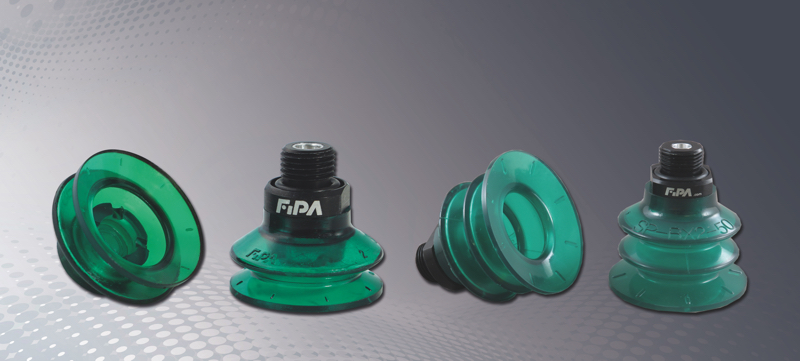 FIPA's new Monoflex bellows vacuum cups feature extremely wear ...