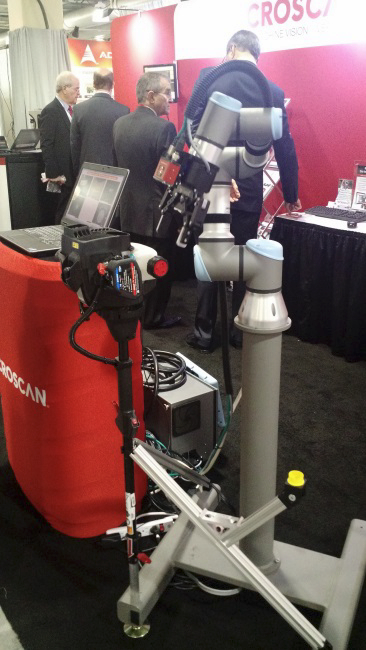 Microscan demonstrated its new machine vision smart camera platform at ...