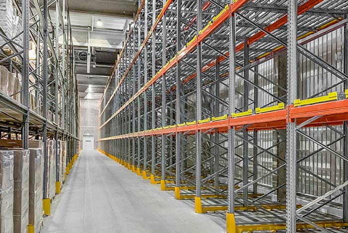 Push-back Racking for the Nordfrost’s cold storage warehouse - EXPO21XX ...