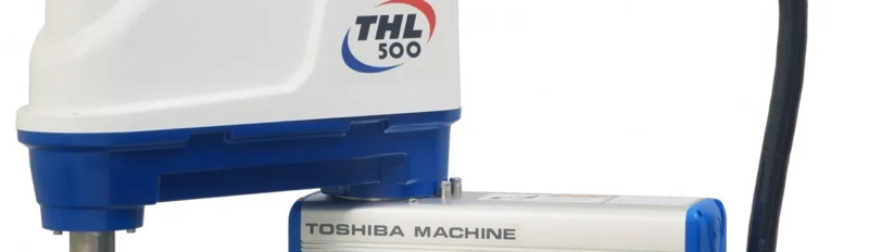 TM Robotics exhibited its new THL500 and TVL700 Shibaura Machine robots ...