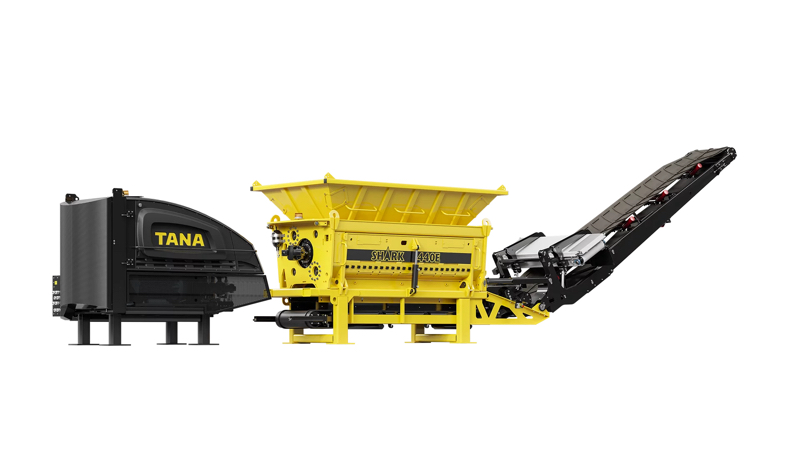 TANA440 shredder offers robust solution with maximum shredding efficiency for biomass processing ...