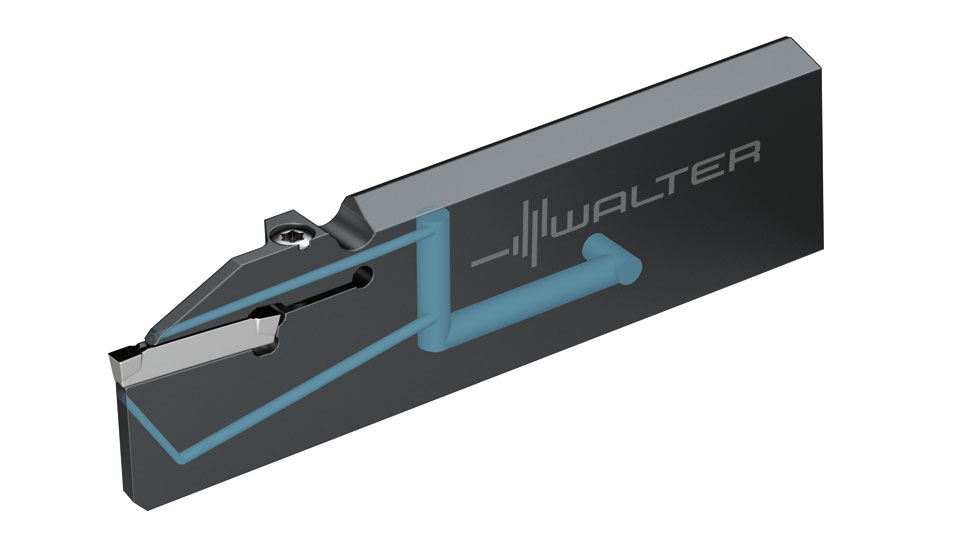 Walter's new G1041..R/L-C-P parting-blade offers excellent stability ...