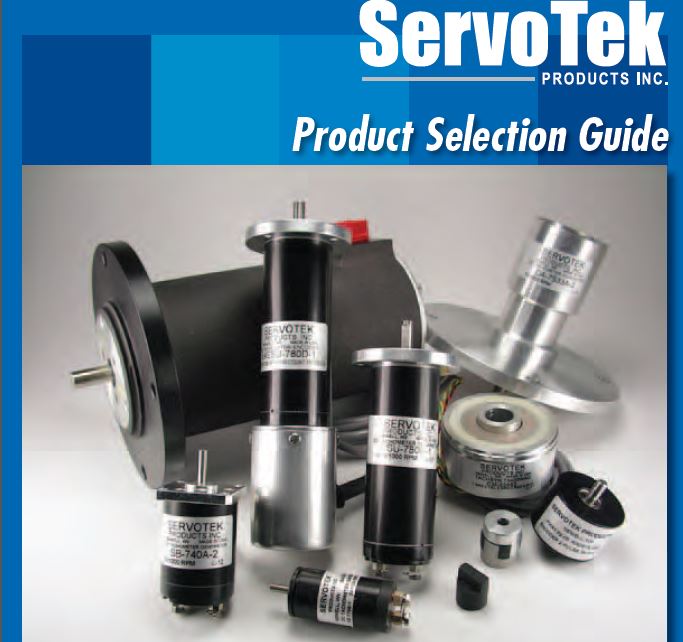 Catalog of Servo-Tek high performance DC tachometers is now available ...